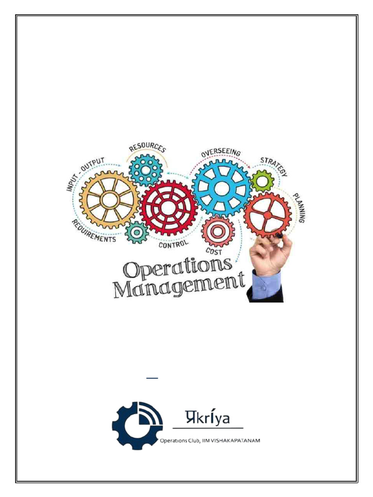 Operations Prakriya Compendium 2023-24 | PDF