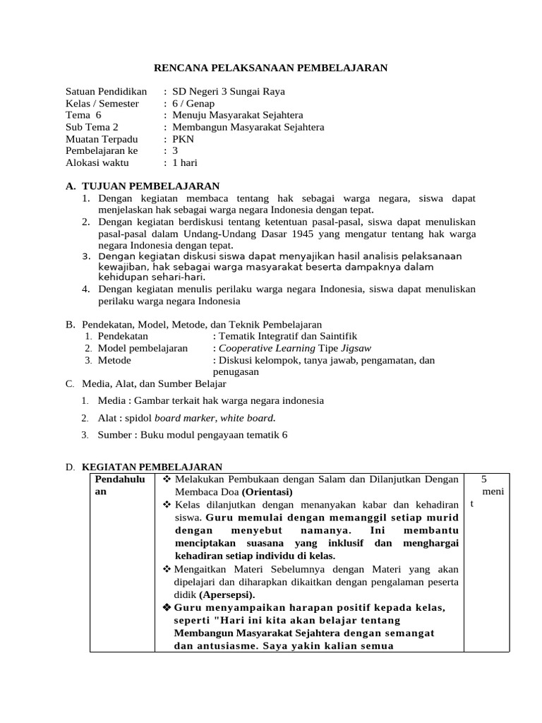 RPP Supervisi | PDF | Karier & Perkembangan