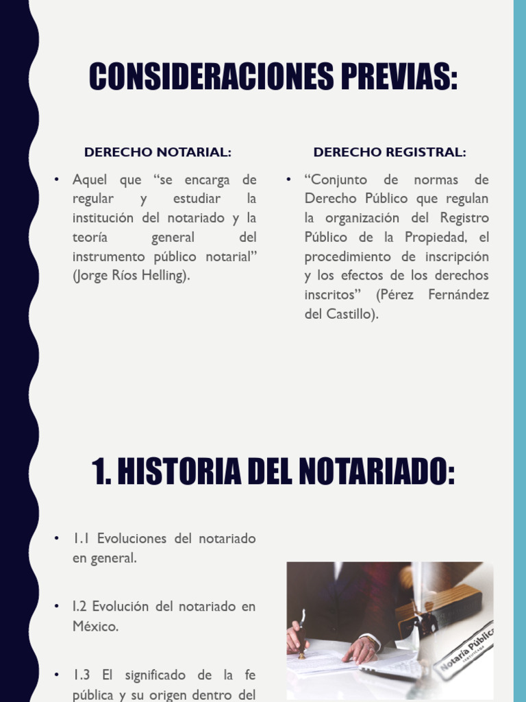 Derecho Notarial y Registral. Material de Estudio | PDF