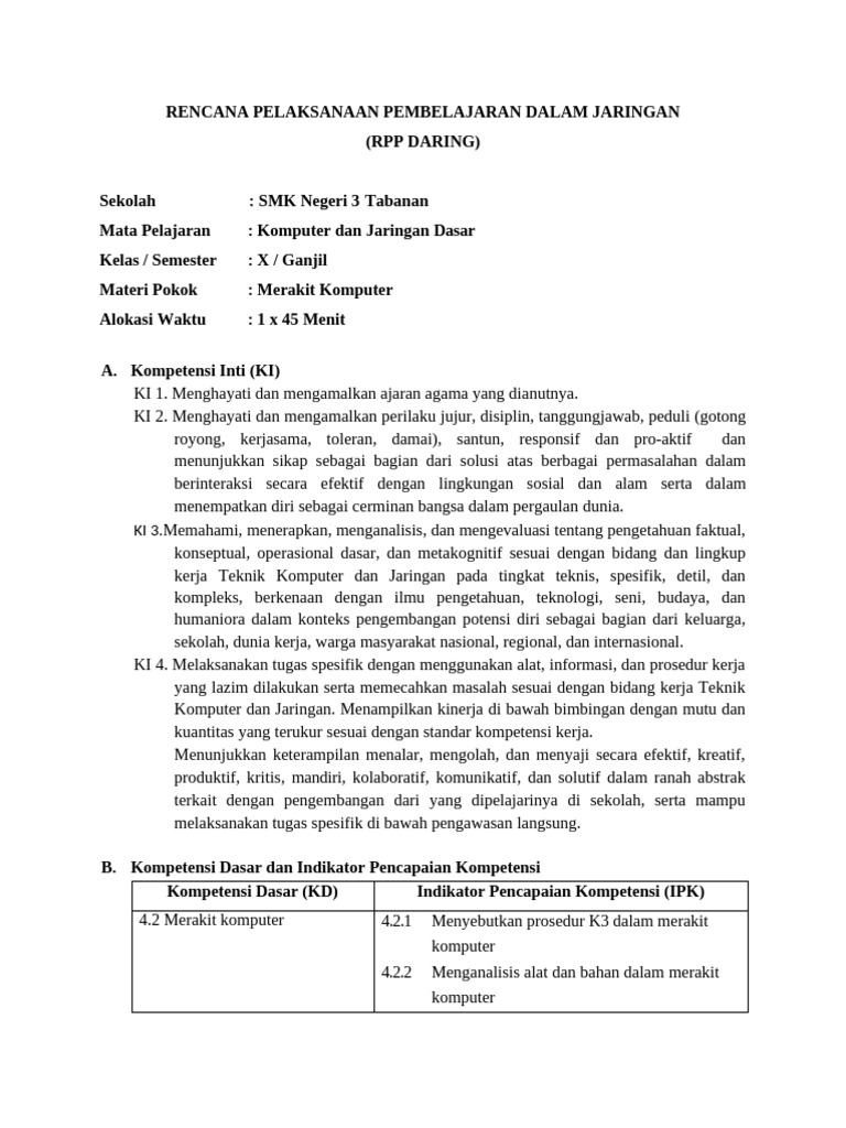project based learning merakit komputer-dikonversi | PDF