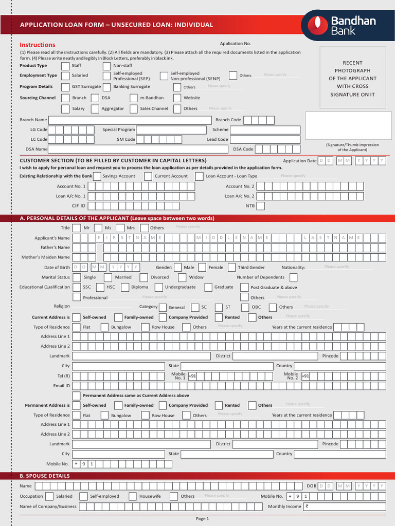 PL Application Form 060623 | PDF