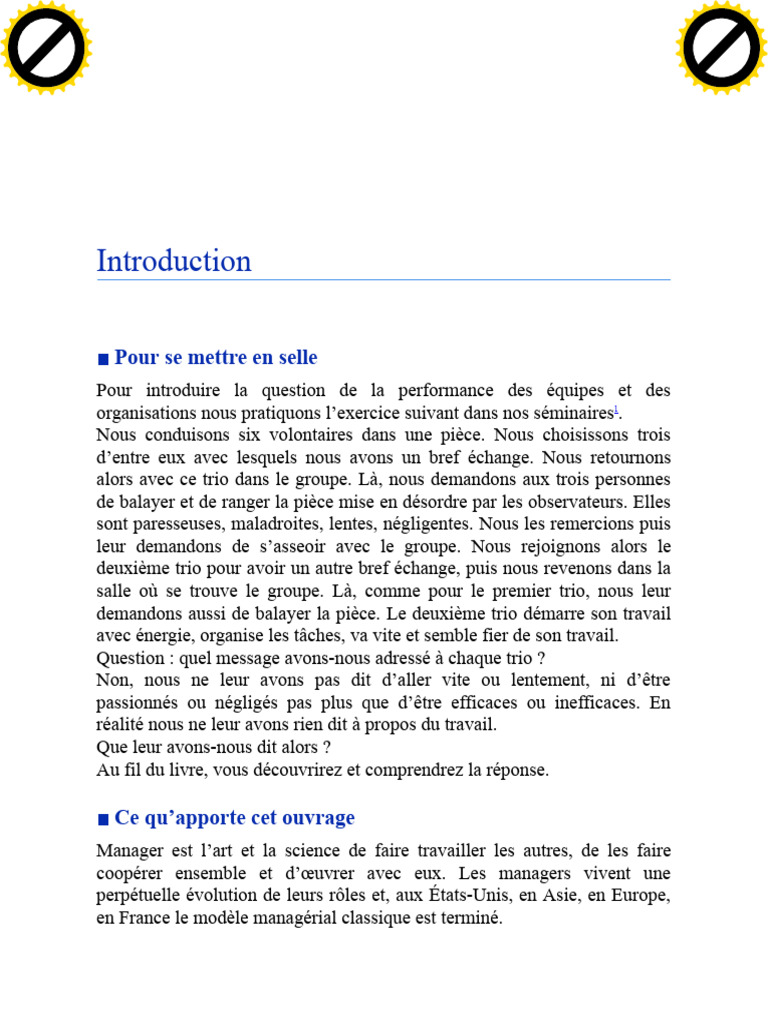 Leadership Et Confiance Jouer Collectif Parler Vrai Être Humain - 12 | PDF
