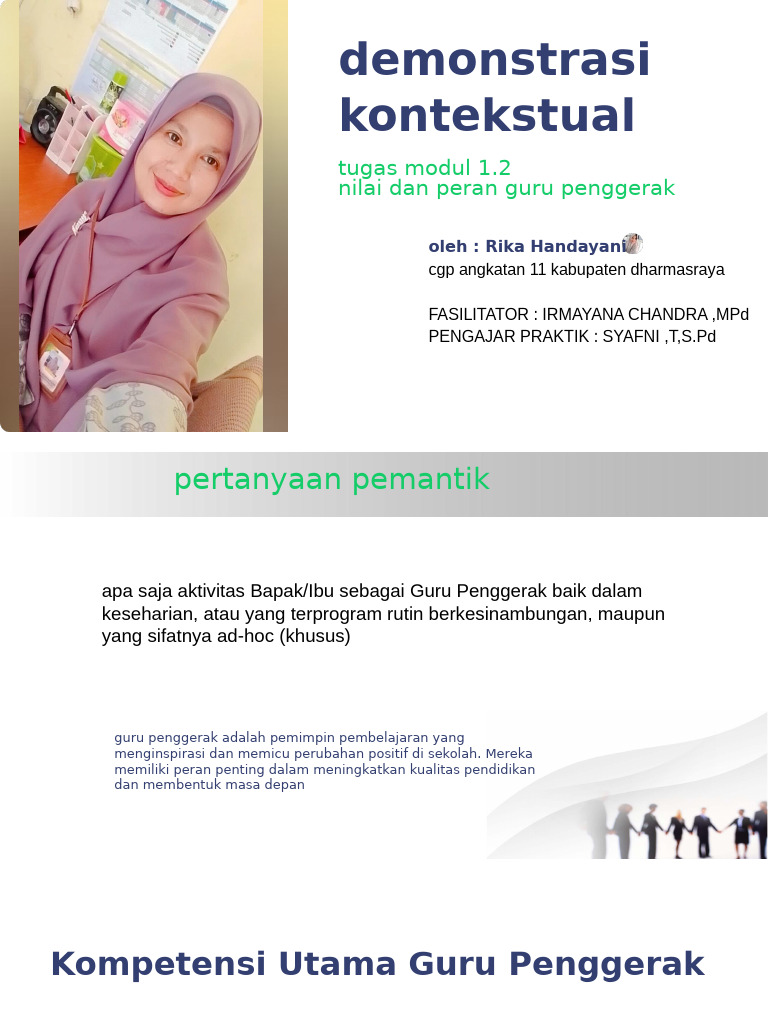 Demonstrasi Kontekstual | PDF