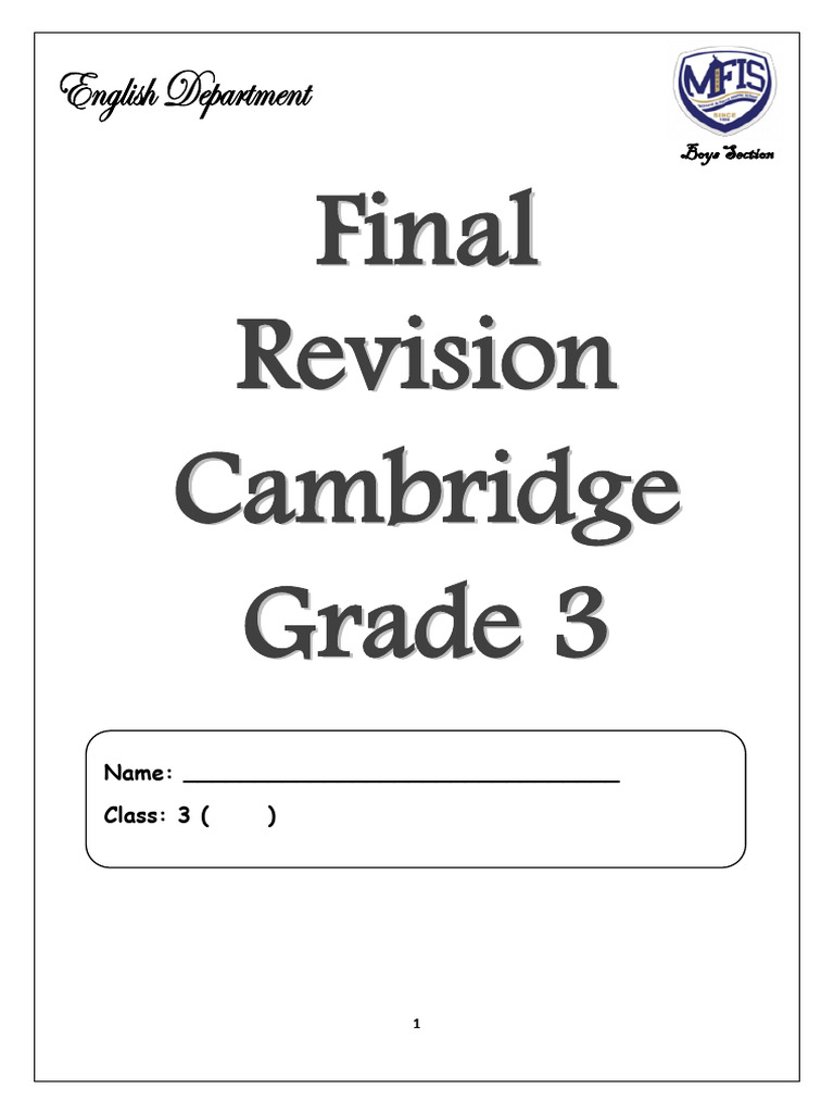 Final Revision (Cambridge) 11-5-2024 | PDF