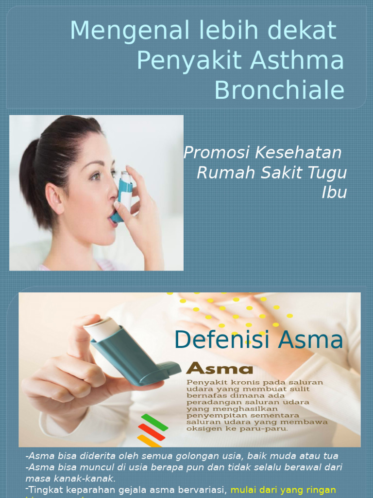 Mengenal Lebih Dekat Penyakit Asthma Bronchiale | PDF