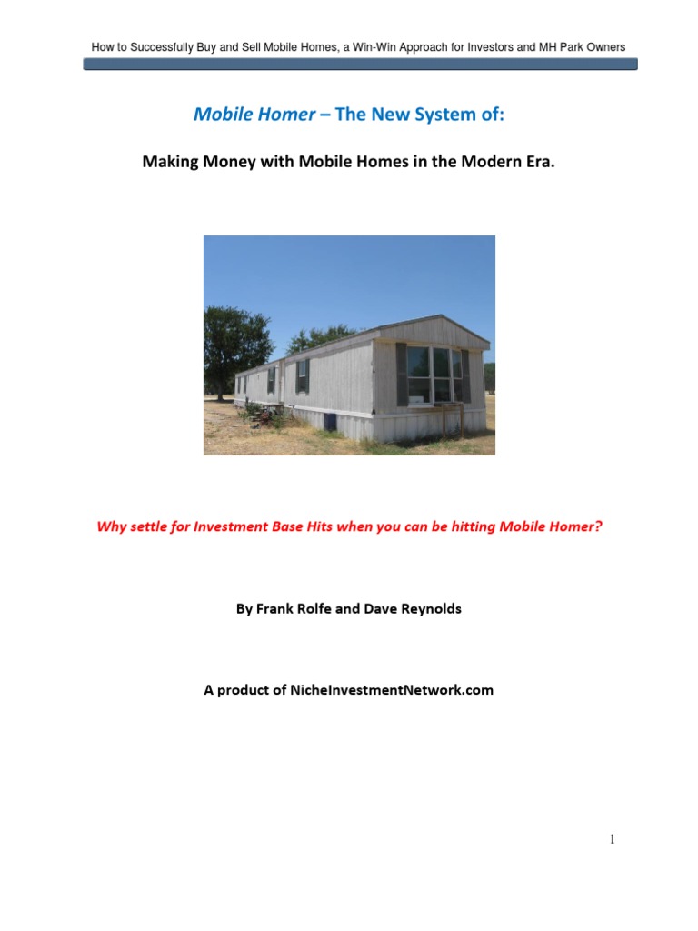 Mobile Homer Book | PDF | Yield (Finance) | Interest