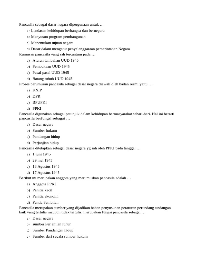 PTS PKN Kelas 9 | PDF | Politics Of Indonesia | History