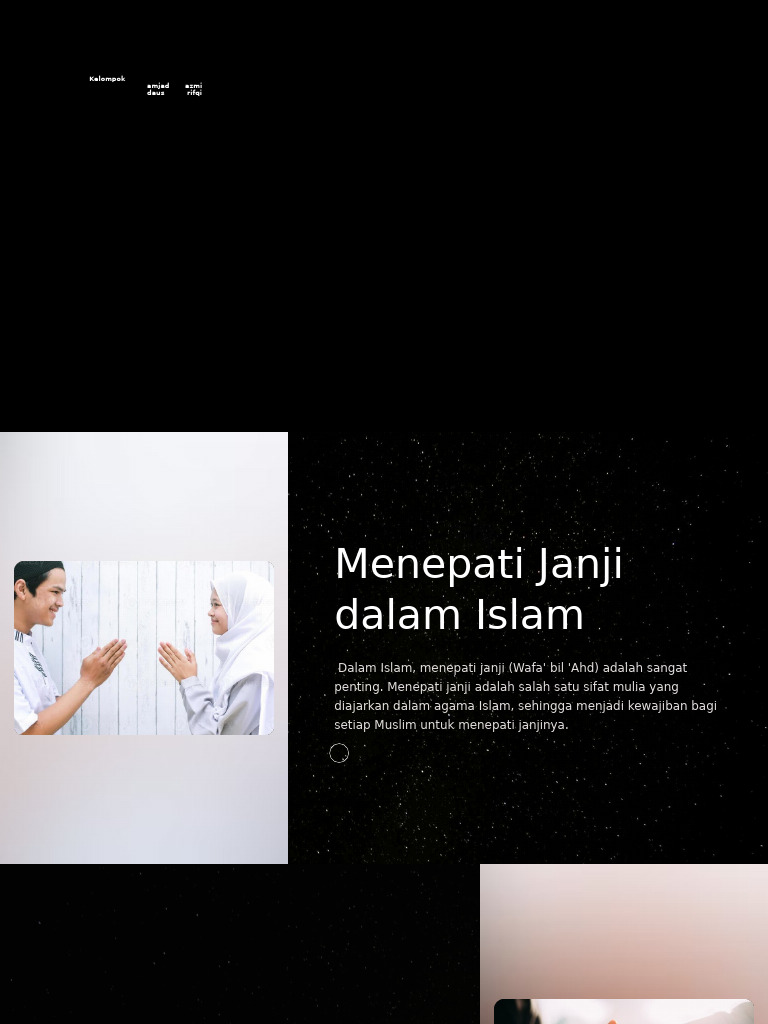 Menepati Janji Dalam Islam | PDF