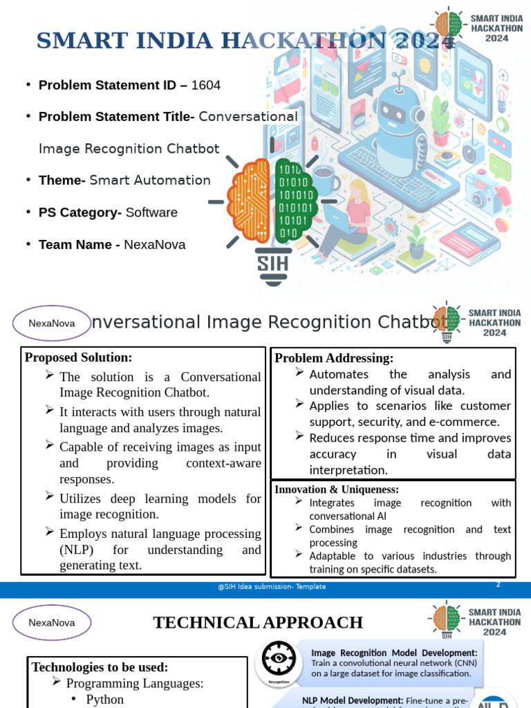 Conversational Image Recognition Chatbot | PDF