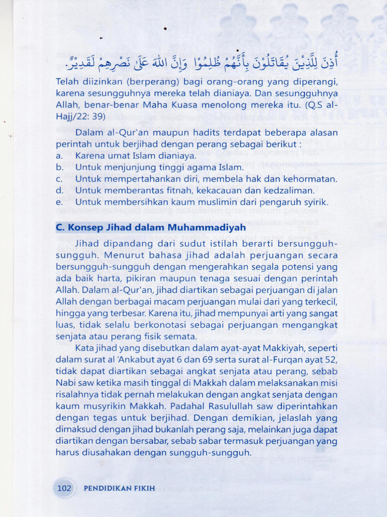 Jihad Menurut Muhammadiyah | PDF