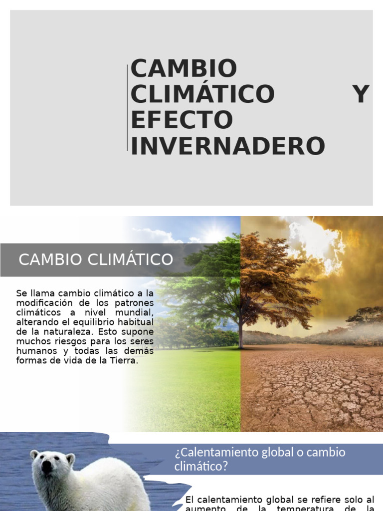 Efecto Invernadero Pdf