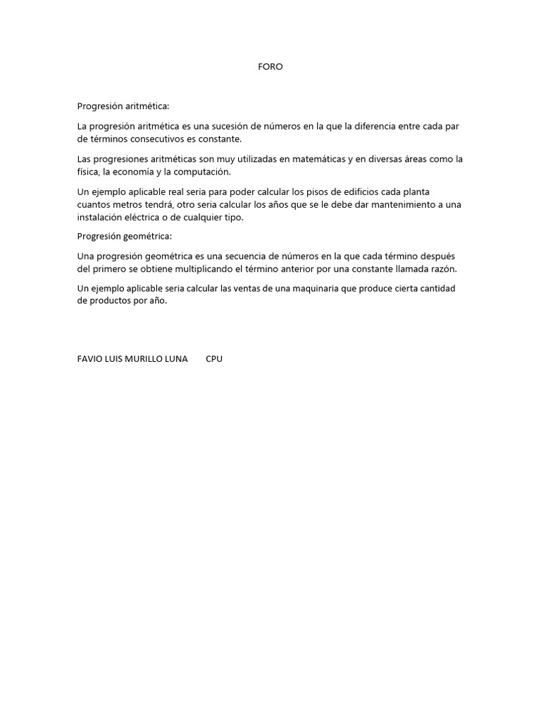Foro Favio Murillo Luna Cpu | PDF