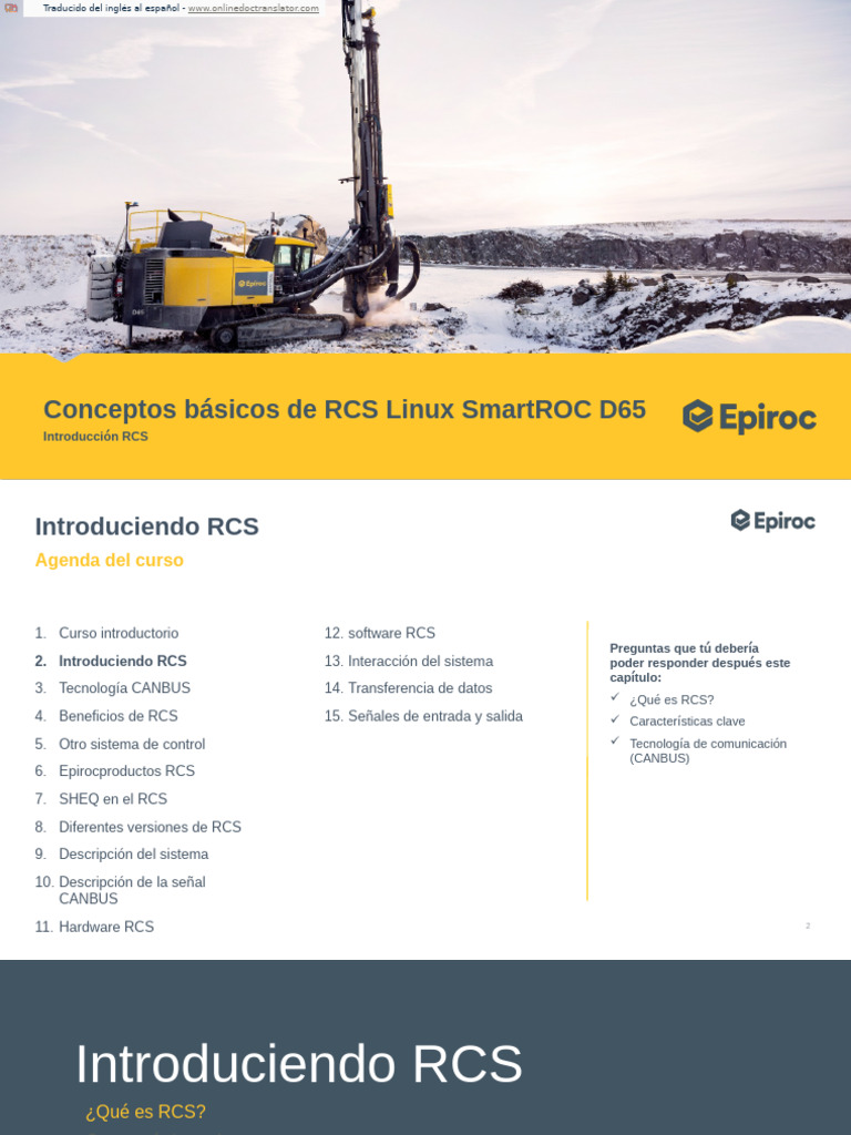 01-02 Introducing RCS D65mk2.en - Es | PDF