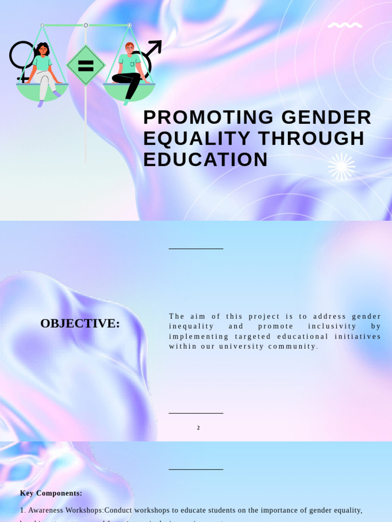 Promoting Gender Equality Through Education | PDF