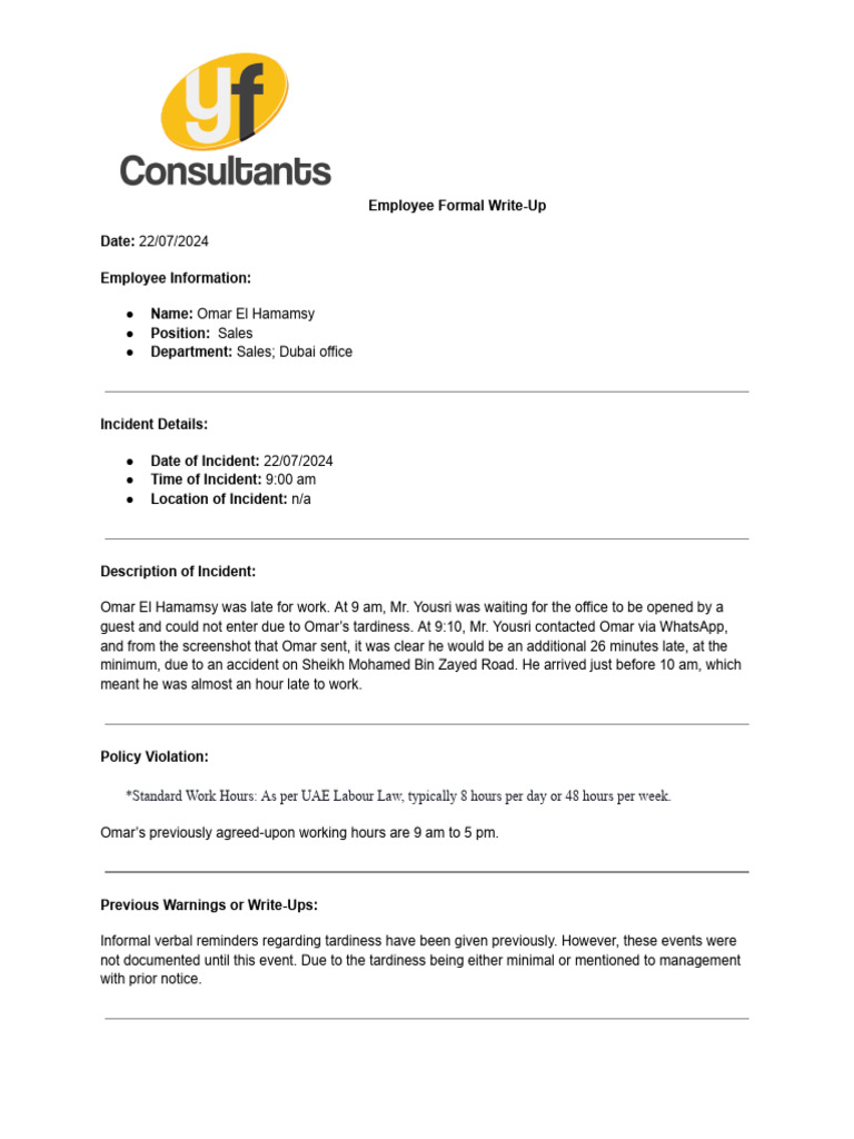 Omar Formal Write-Up #1 | PDF