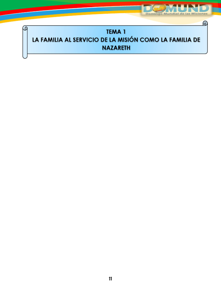 Tema La Familia | PDF | María, madre de Jesús | Jesús