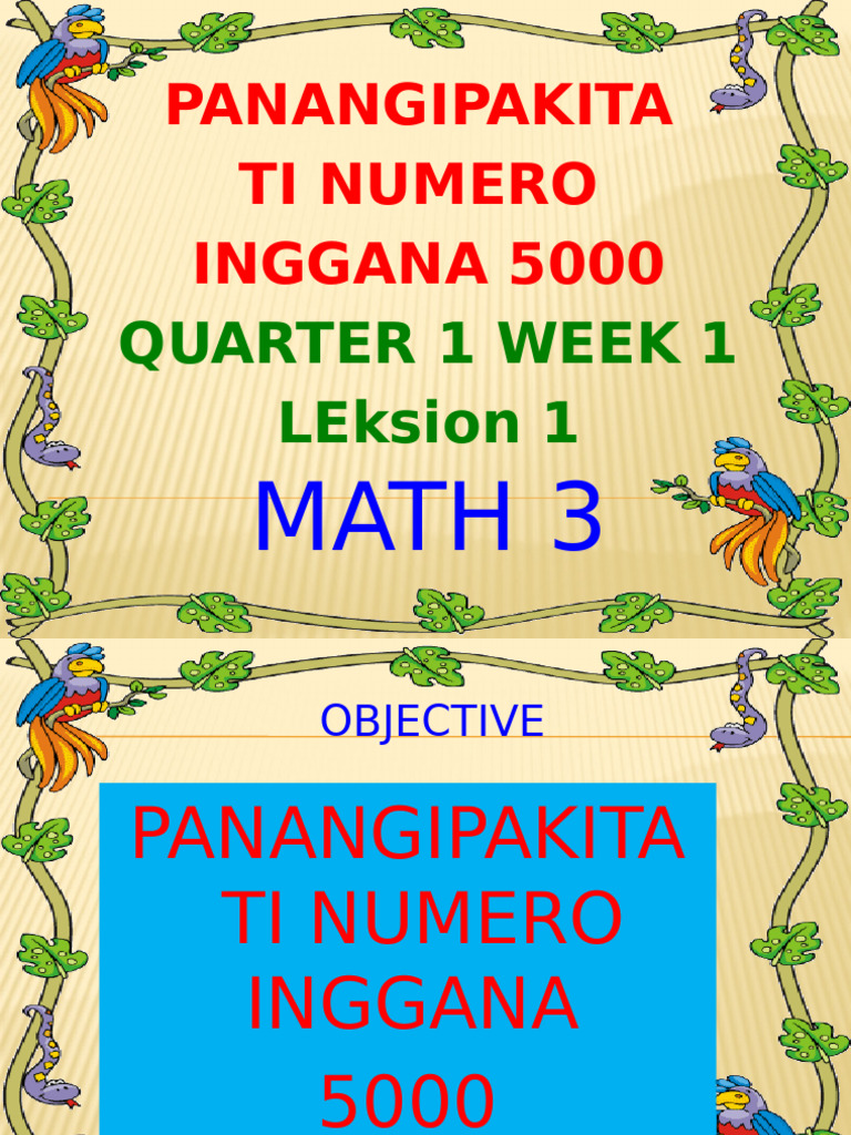 Visualizing Numbers 1-5000 for Grade 3 | PDF