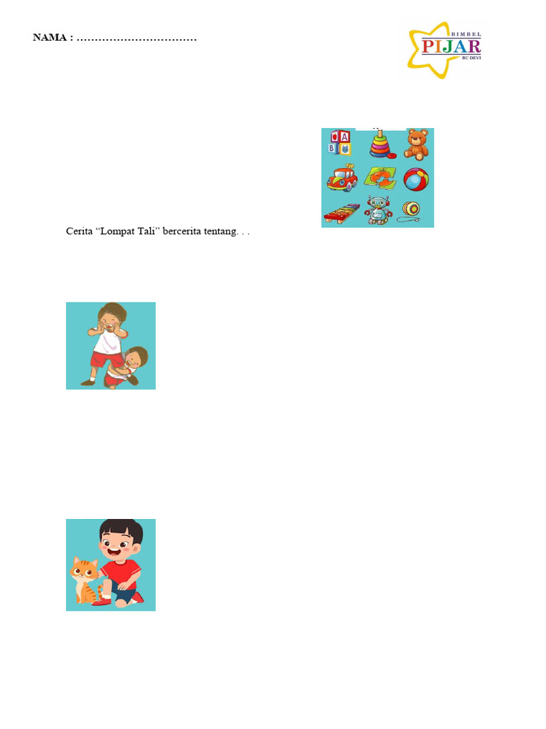 Kelas 3 Evaluasai Bab 1 BHS Indo | PDF