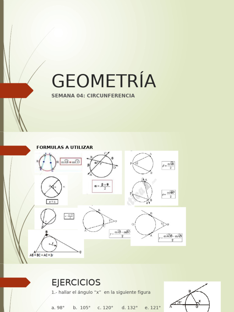 Semana 04 - Geometría | PDF