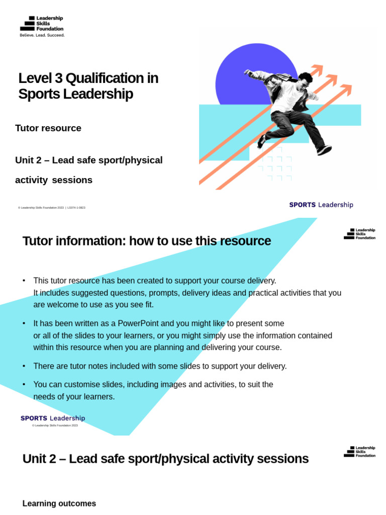 SL3 Unit-2 Tutor Resource LS074-1-0823 | PDF