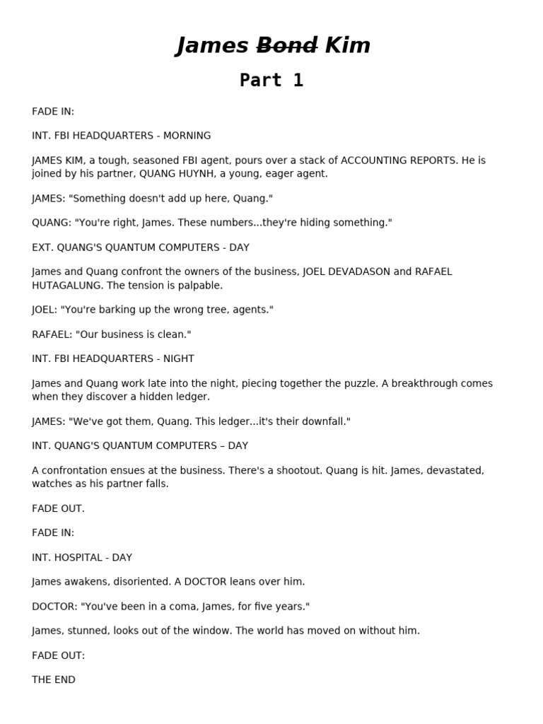 James Bond Kim | PDF