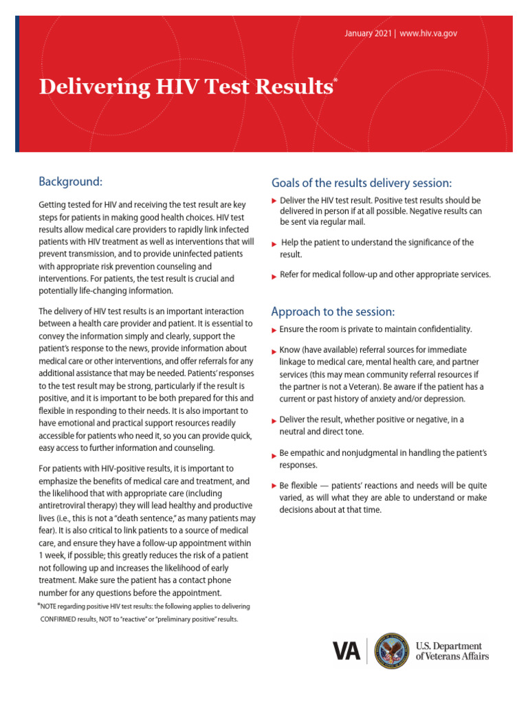 HIV Test Results 2021 508 | PDF