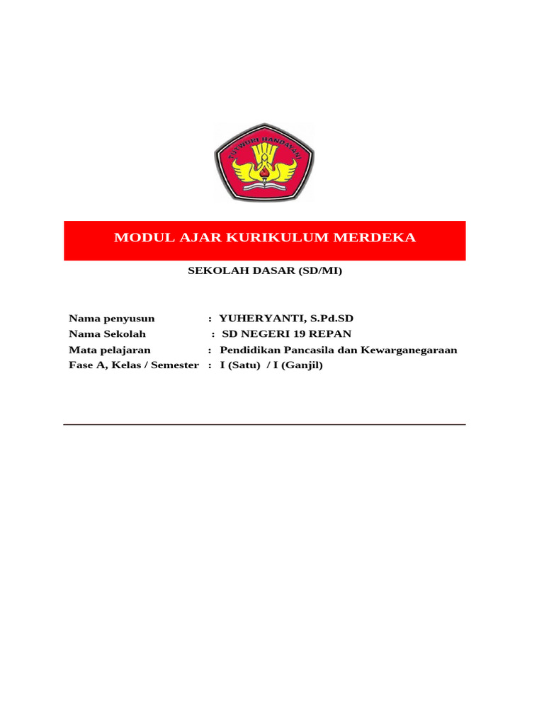 Modul Kls 1 | PDF