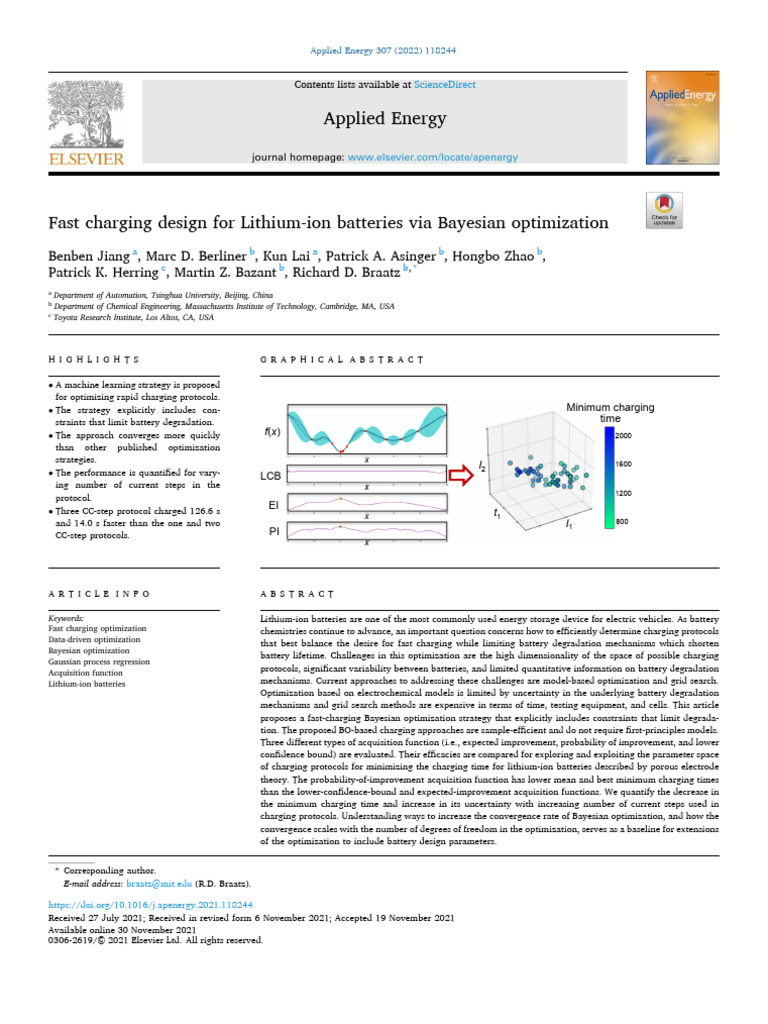 Reference Paper - 1 - Battery - Fast - Charging | PDF
