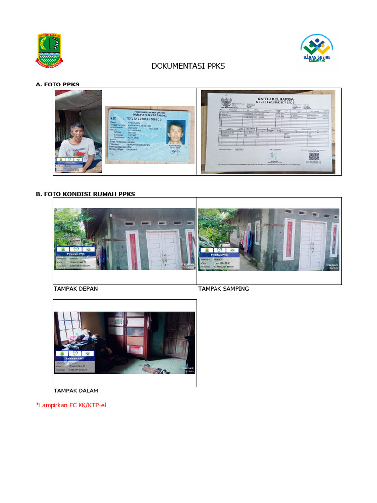 FORM PENDATAAN PPKS - Contoh | PDF