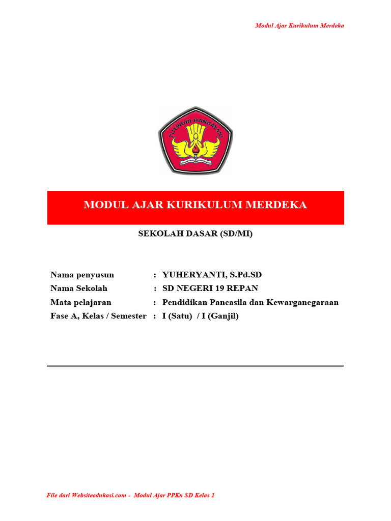 Modul Kls 1 | PDF