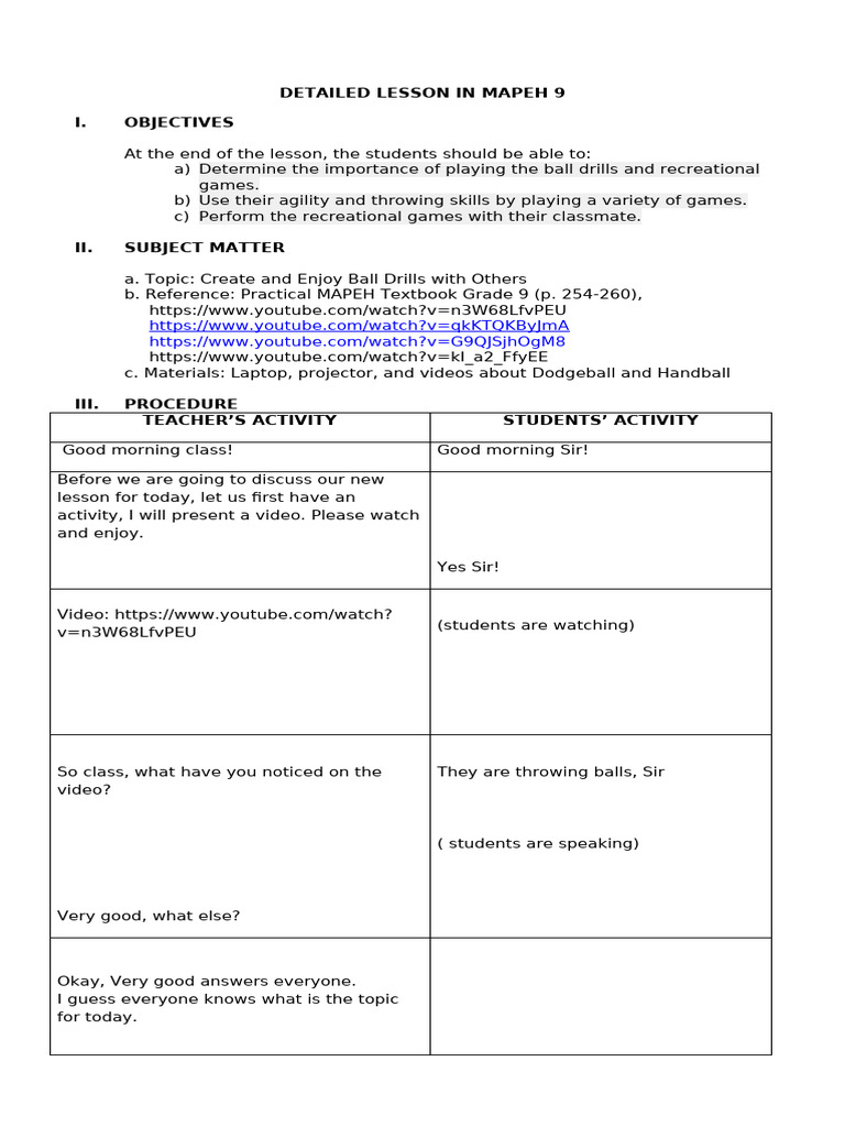 Seduco and Golez Lesson Plan | PDF