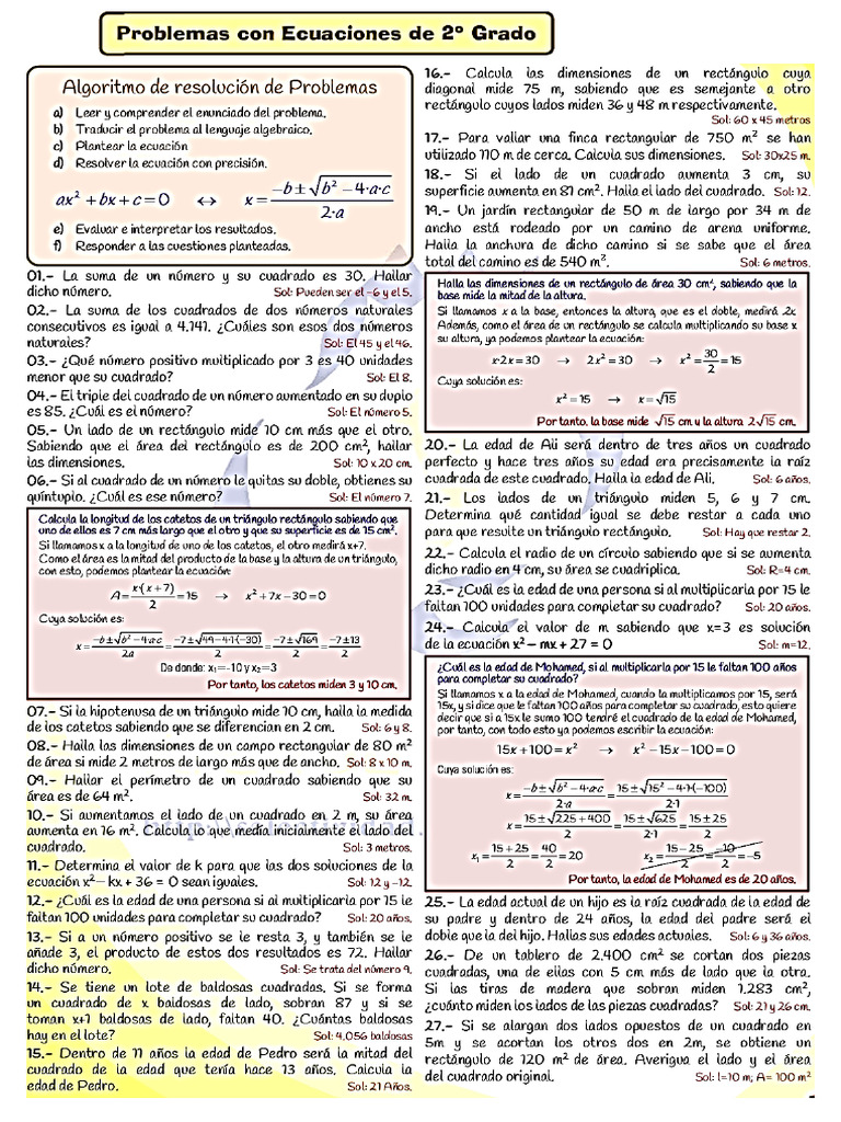 prob ecuac 2° | PDF