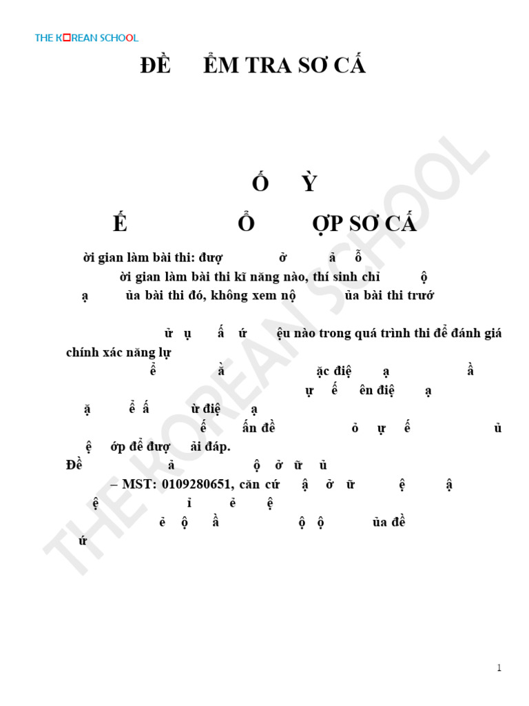ĐỀ THI BÀI 1112131415 SƠ CẤP 2 | PDF