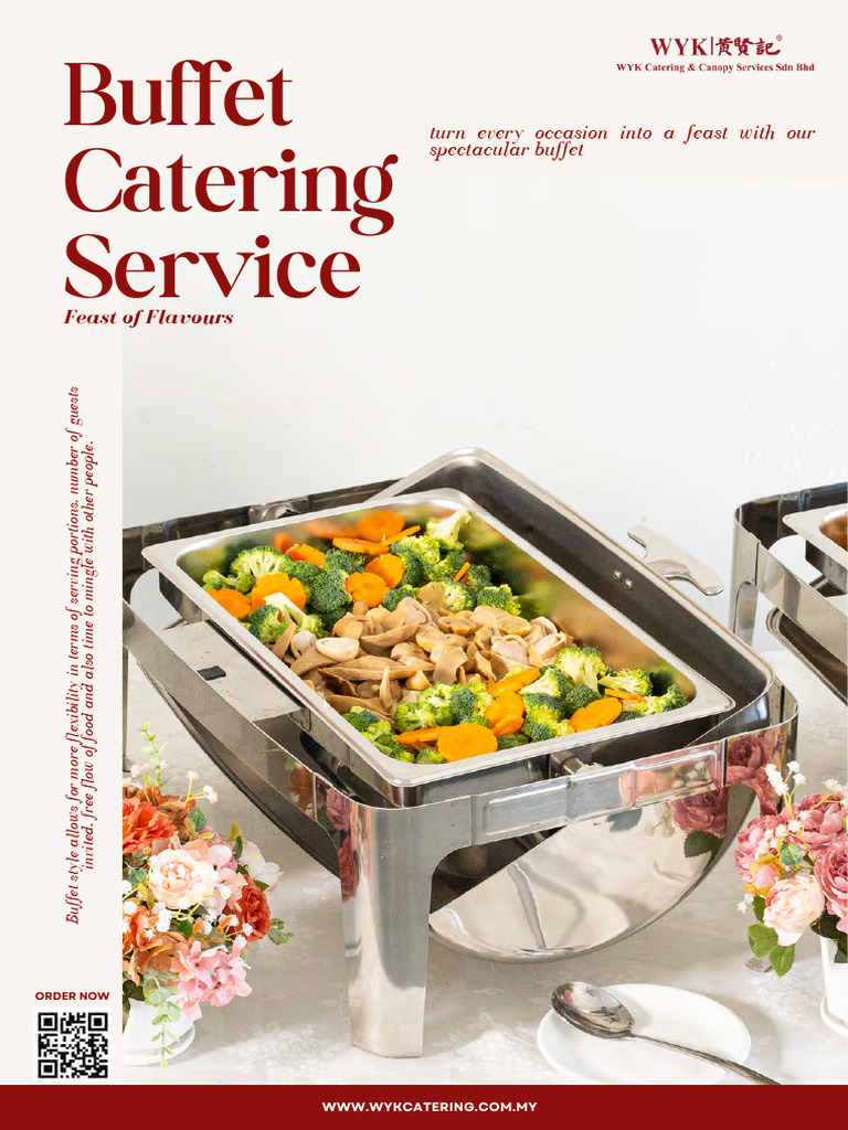01 Buffet Catering Menu 2024 | PDF