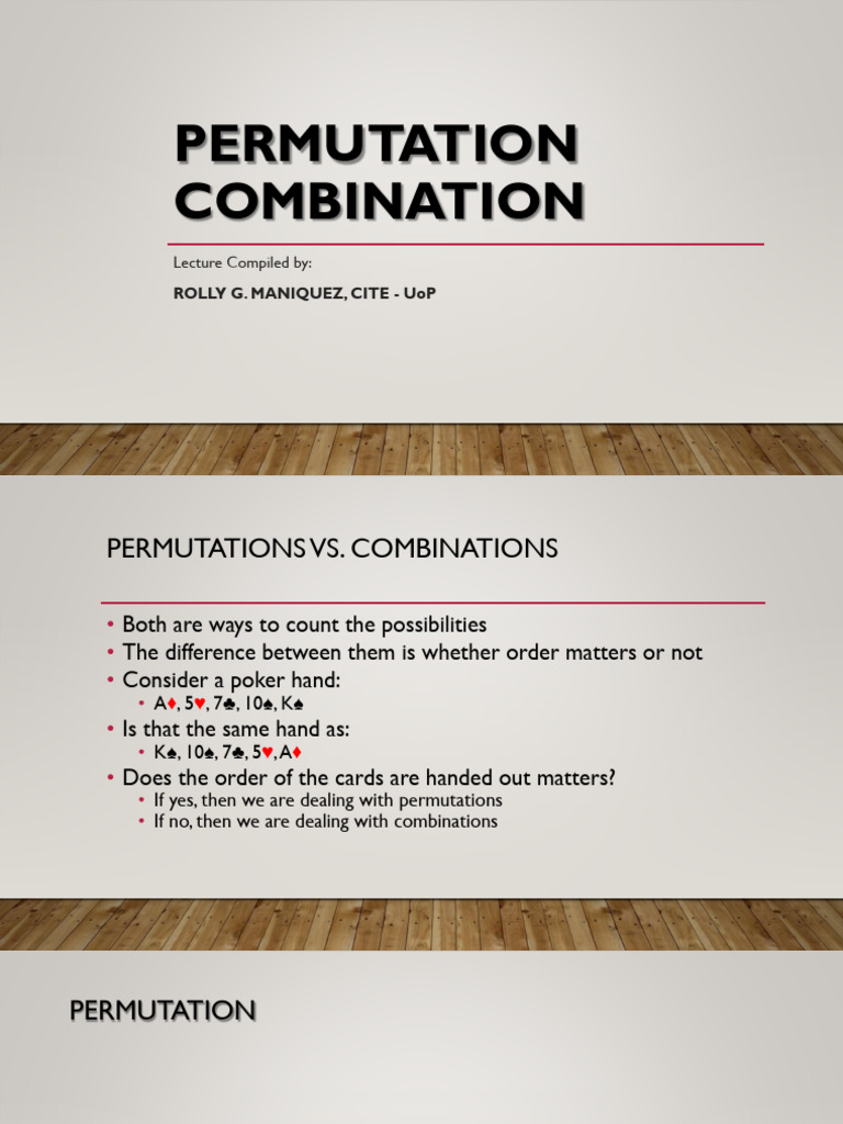 14-Permutation-Combination | PDF 14-Permutation-Combination | PDF