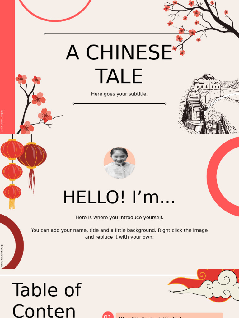 A Chinese Tale SlidesMania | PDF