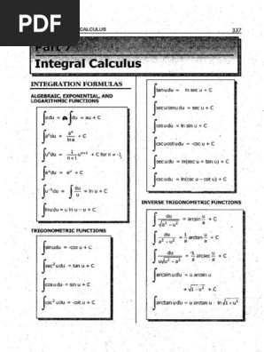 Integral Calculus Pdf Welcome To Ajker Boi