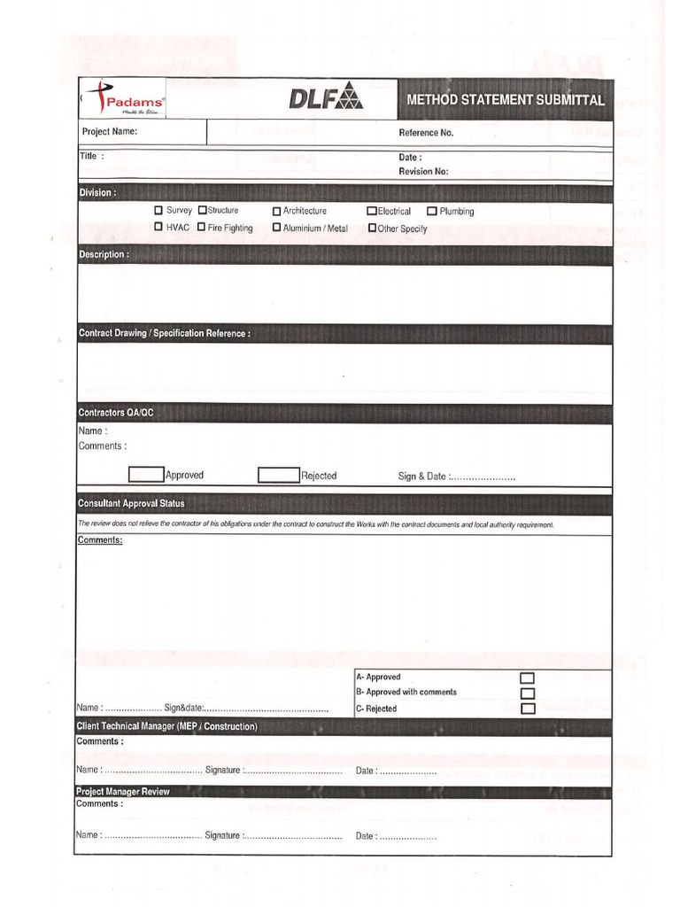 WMS Submittal format | PDF