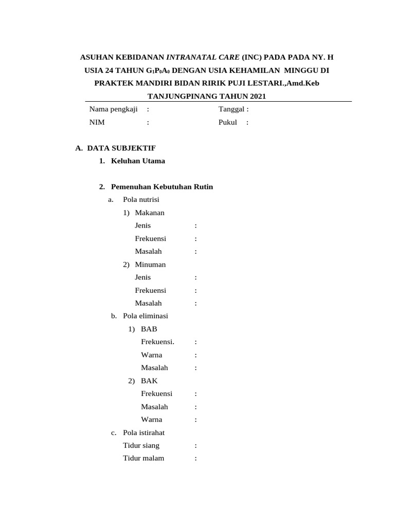 FORMAT INC-BBL KOSONG | PDF