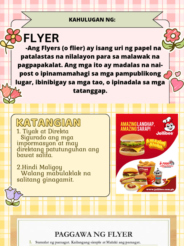 Flyer: Kahulugan NG | PDF