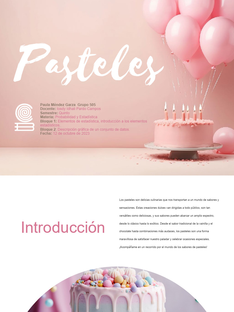 Pasteles | PDF