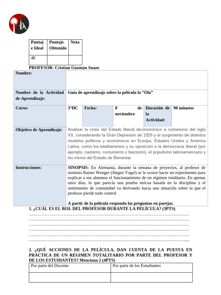 Guia La Ola | PDF