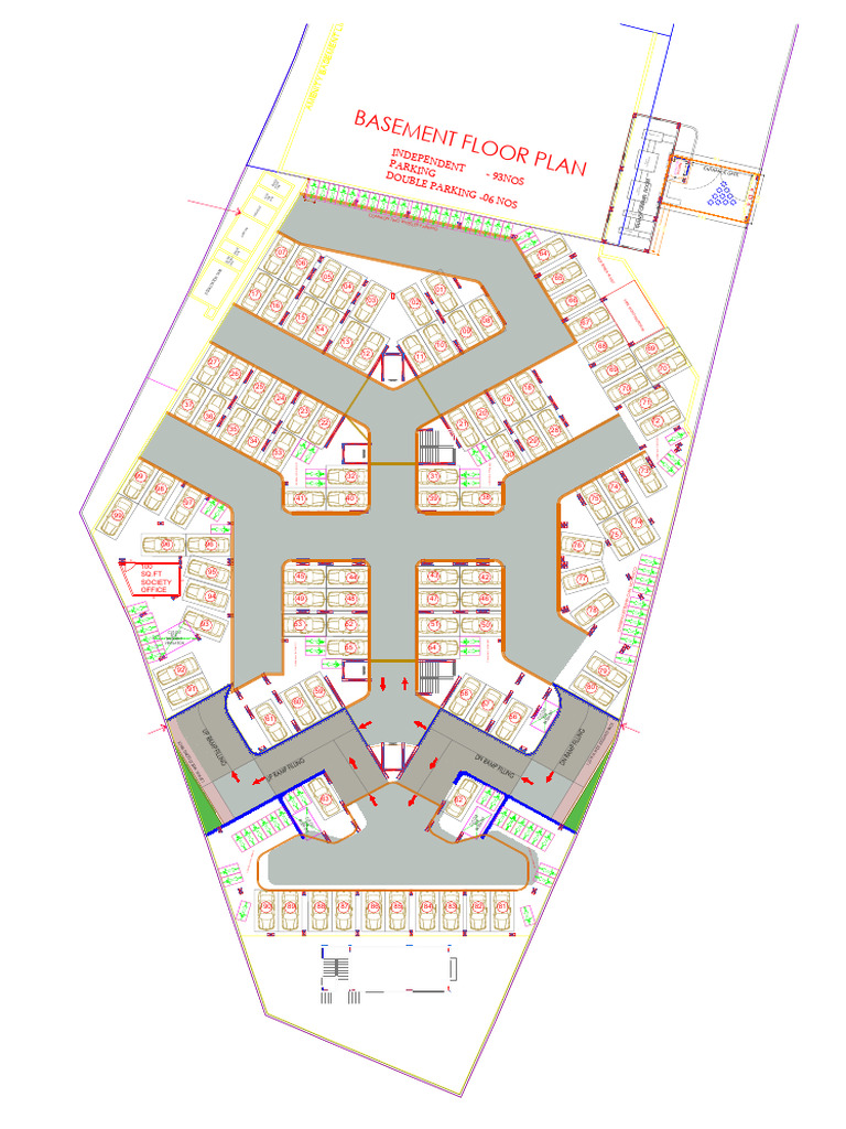 BASEMENT FLOOR PARKING PLAN-Model | PDF