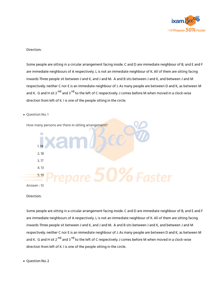 IRDAI AM 2023 Phase 1 Previous Year Paper | PDF