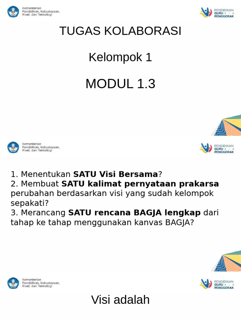 Tugas Kerangka Tahapan BAGJA-Kelompok 1 | PDF