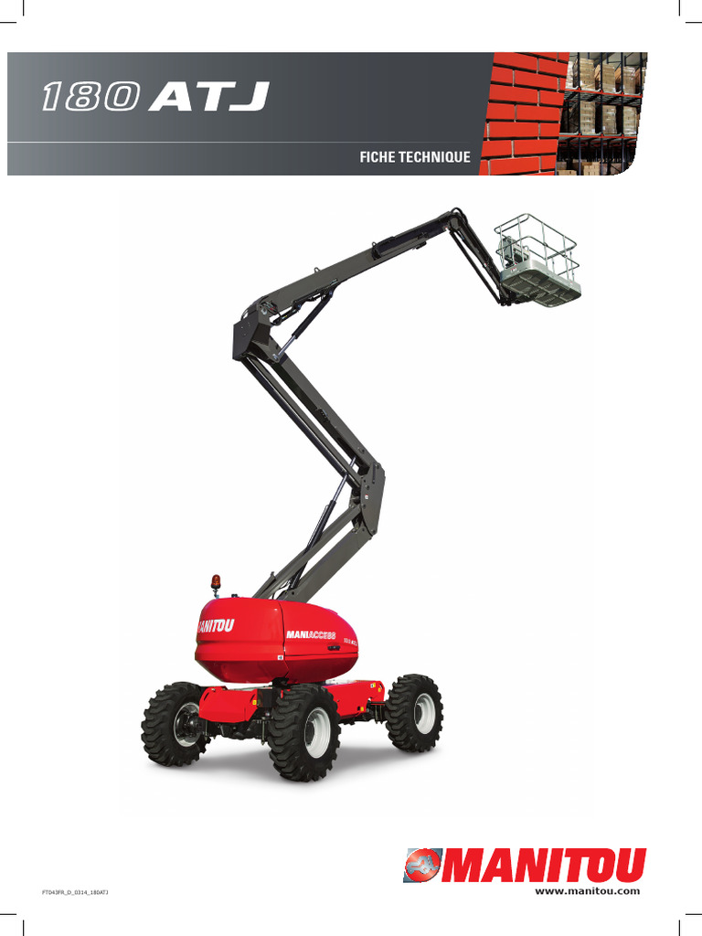 Fiche Technique MANITOU 180 ATJ | PDF