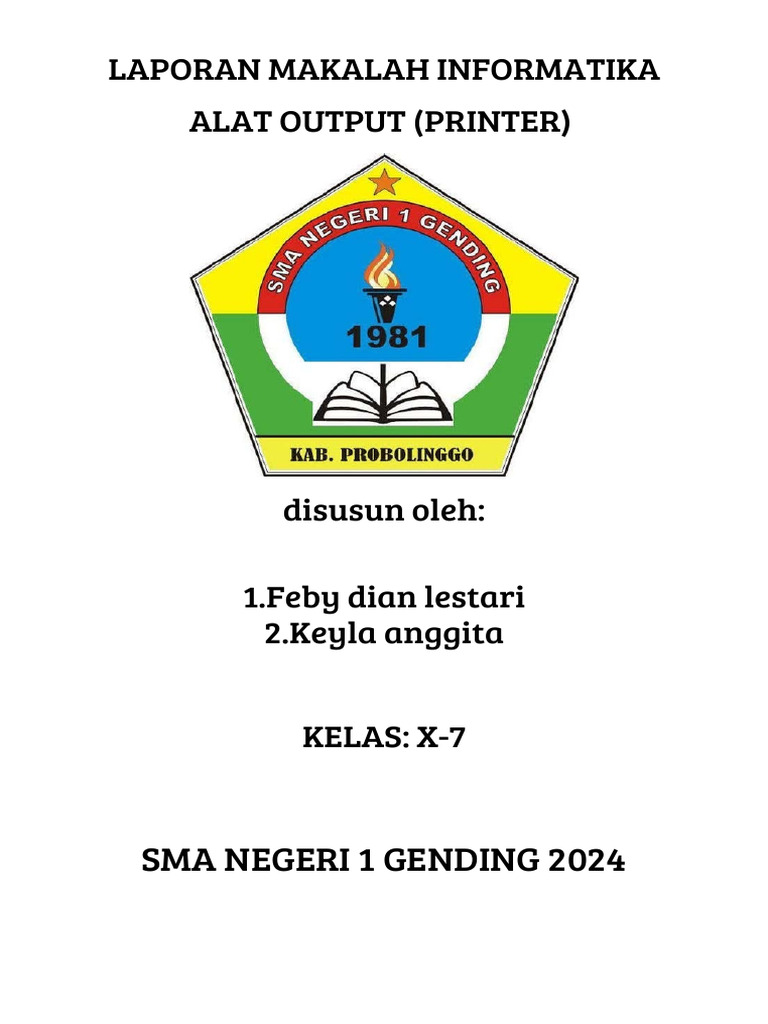Laporan Makalah Informatika - 20240820 - 125025 - 0000 | PDF