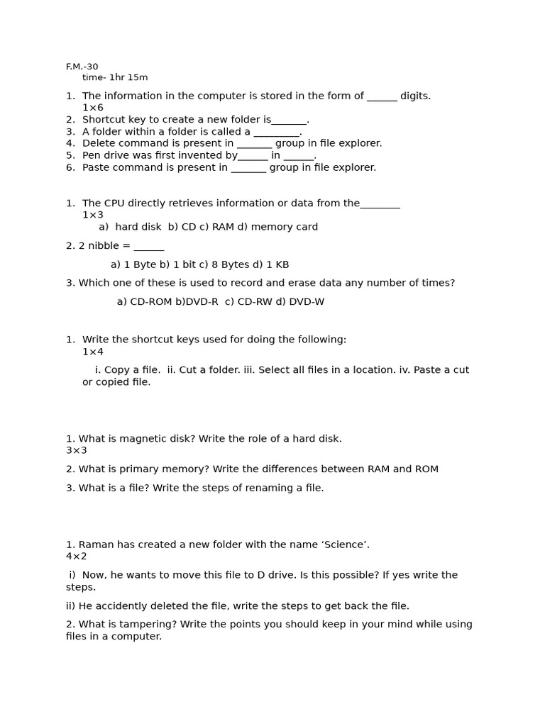 Class 4 Computer | PDF