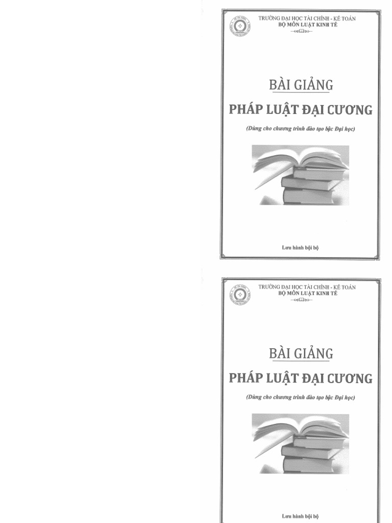 Bai Giang Phap Luat Dai Cuong A5 | PDF