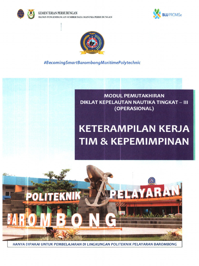 Modul Pemutakhiran Dp-Iii Nautika Operasional (Keterampilan Kerja Tim & Kepemimpinan) | PDF